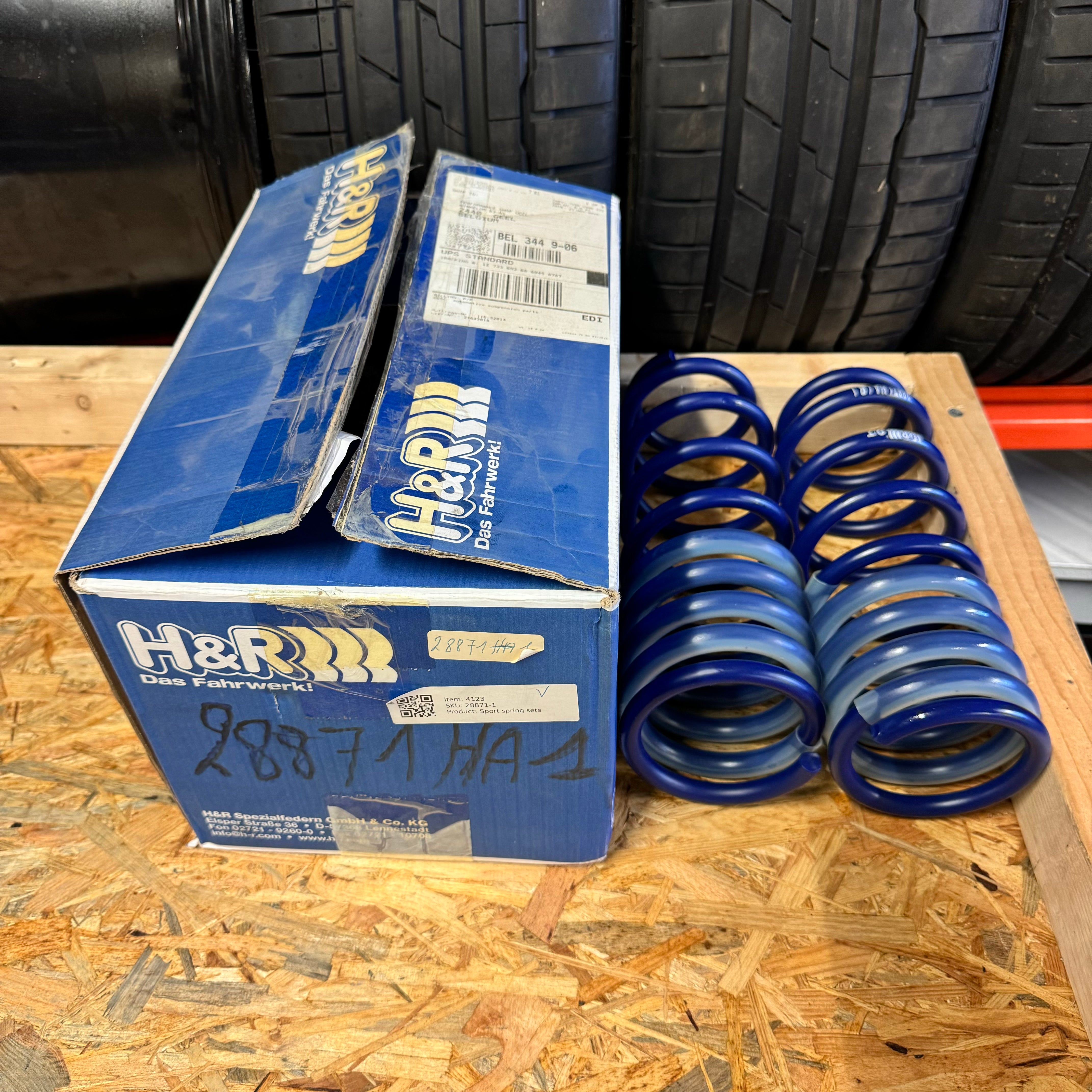 H&R Lowering Springs 15mm Bmw M5 F10 2011-2019 – B2K Wheels